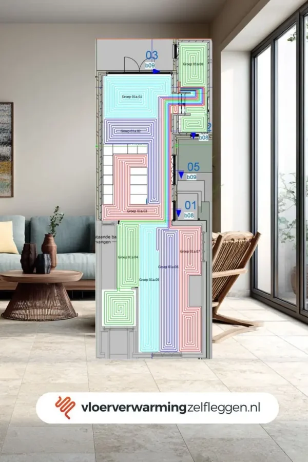 Legplan vloerverwarming | GRATIS bij compleet pakket