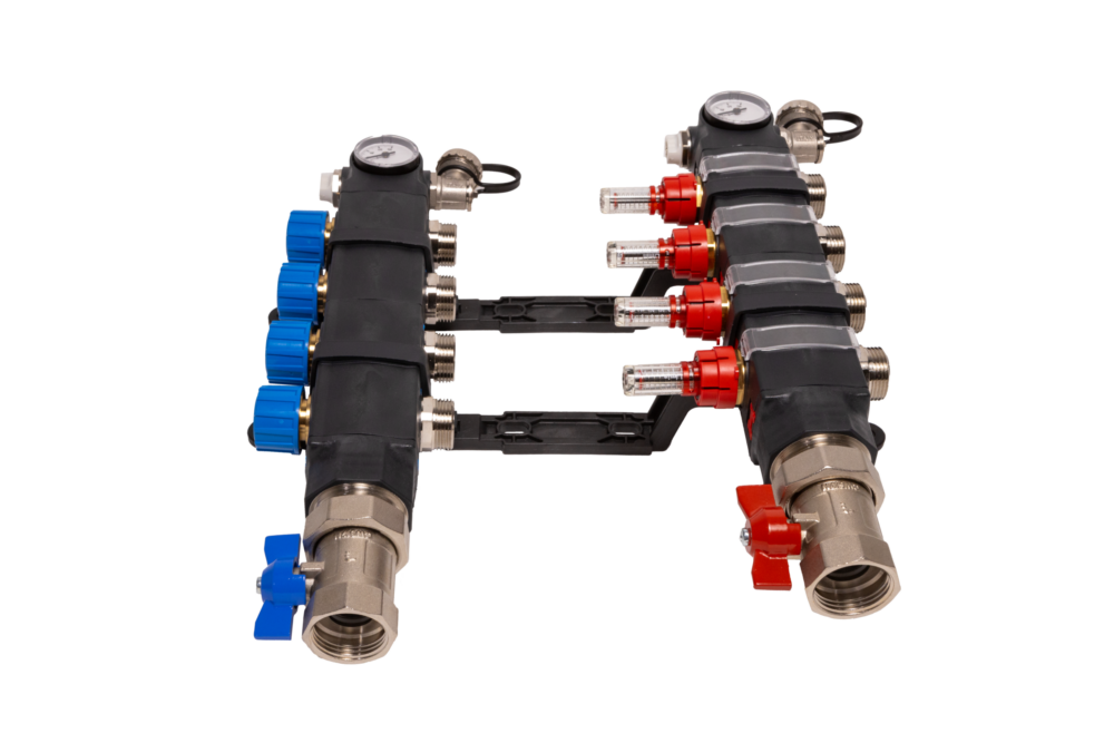 Kunstof verdeler vloerverwarming kopen? | Zonder pomp | Online bestellen